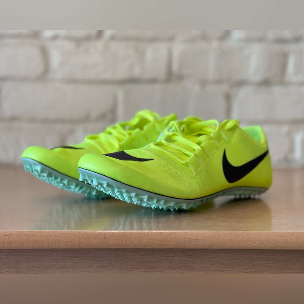 Nike Zoom Ja Fly 3 Volt Neon Sprint Track Spike Cleat… - Gem